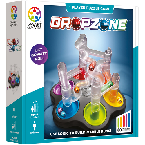 Dropzone Game by Smart Games | Single Player | Curious Kids Toy Lab