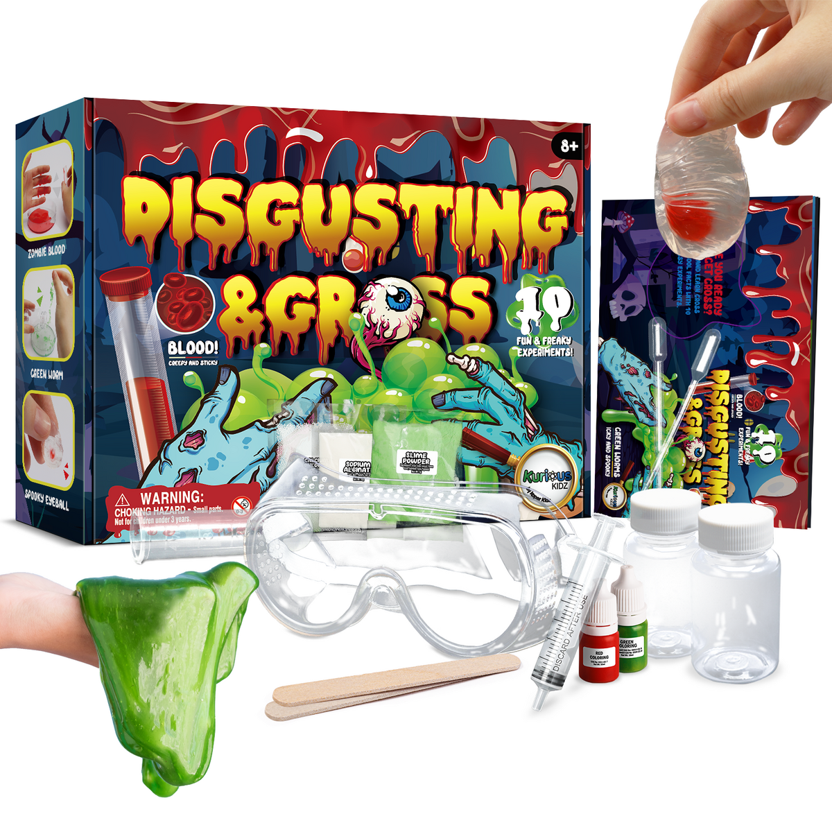 Disgusting and Gross Science Kit – Curious Kids Toy Lab
