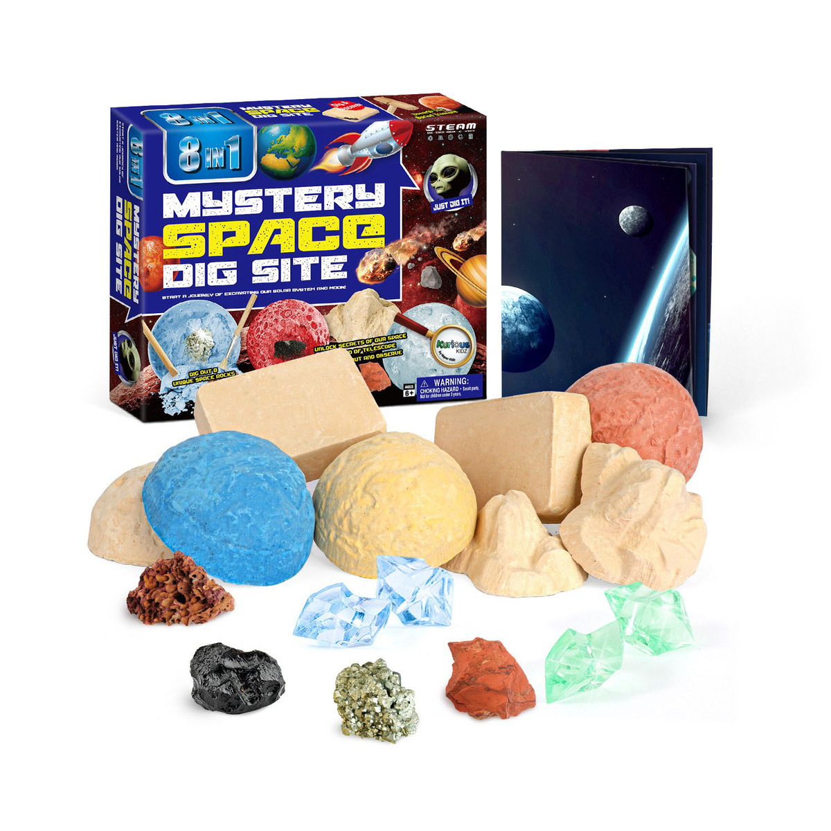 Mystery Space Dig Out Excavation Kit | Curious Kids Toy Lab