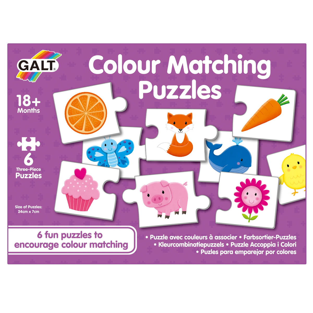Galt - Colour Matching Puzzles / Curious Kids Toy Lab